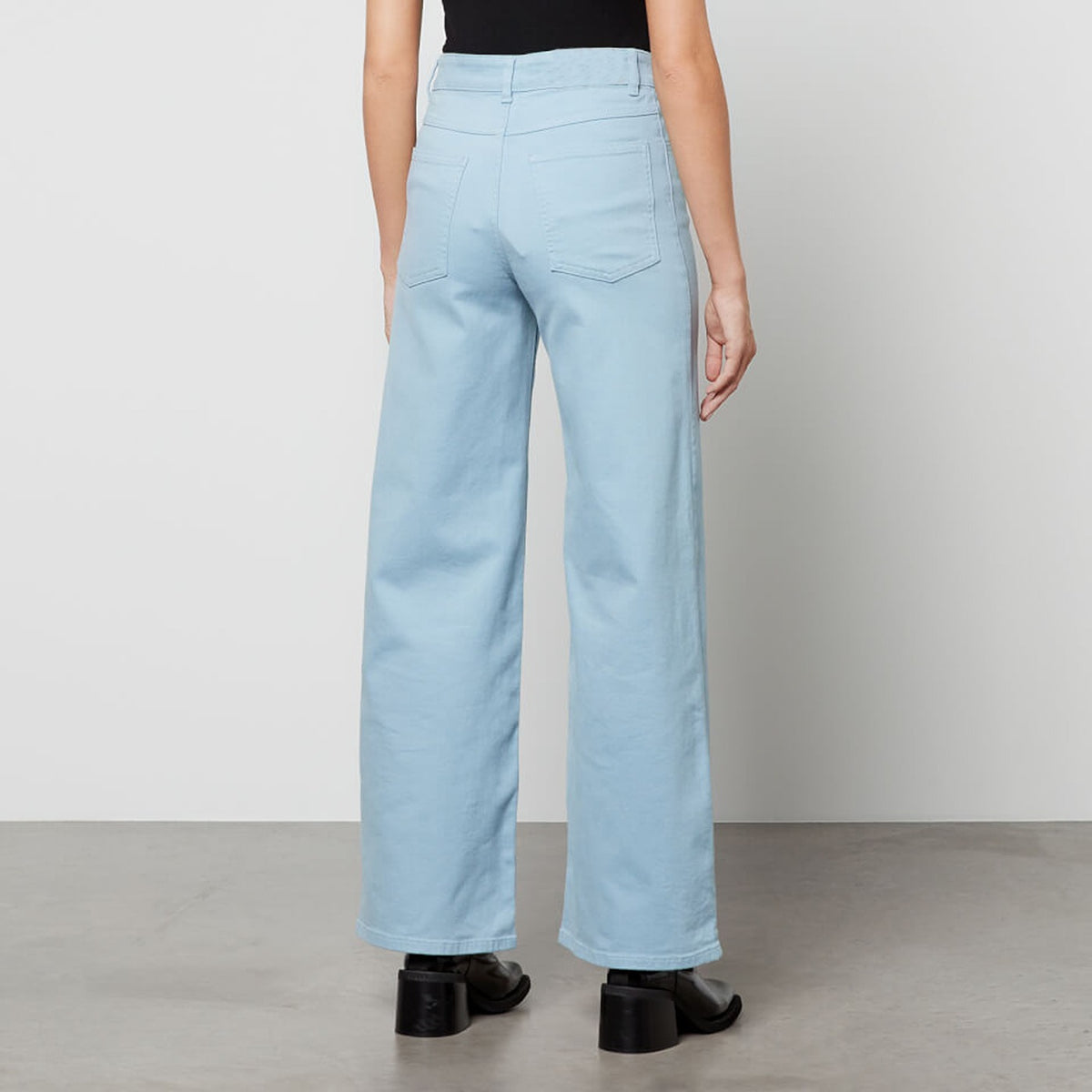 Cyan Blue Straight Leg Jeans – Montivo