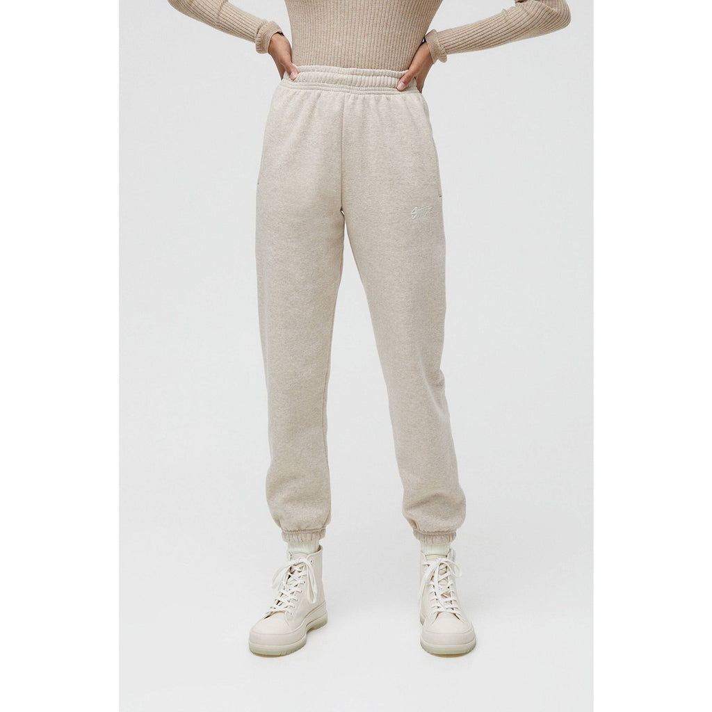 PB Embroidered STWD Beige sweatpants – Montivo