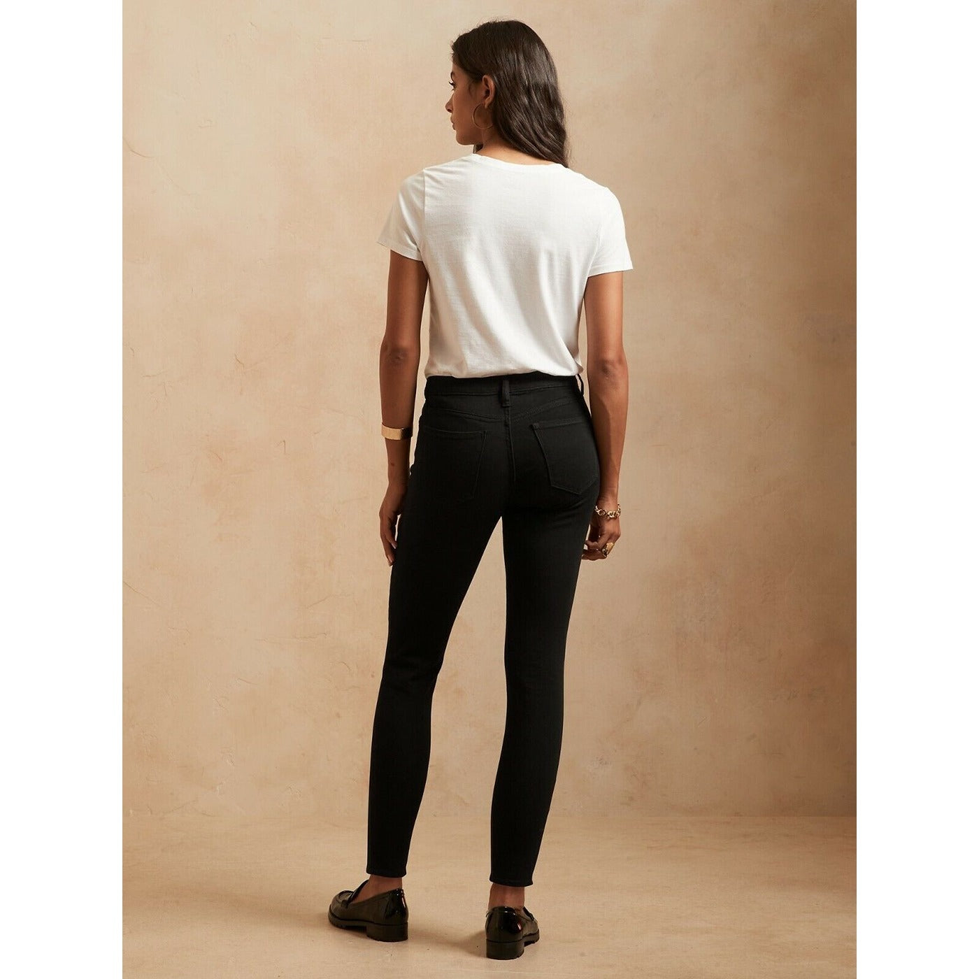 BR Black Mid Rise Skinny Jeans – Montivo